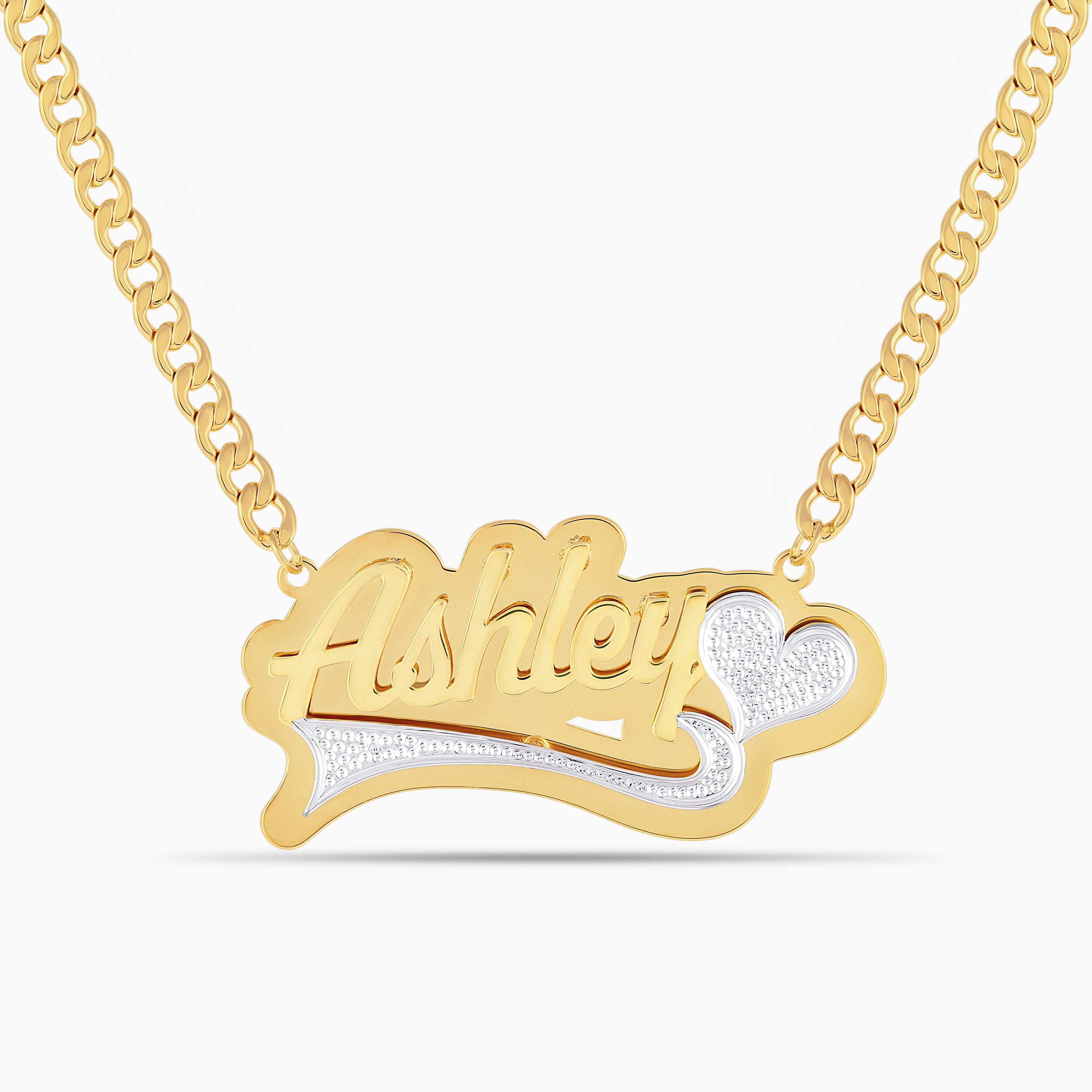 Double Plated Name Necklace - Tres Colori – Tres Colori Jewelry