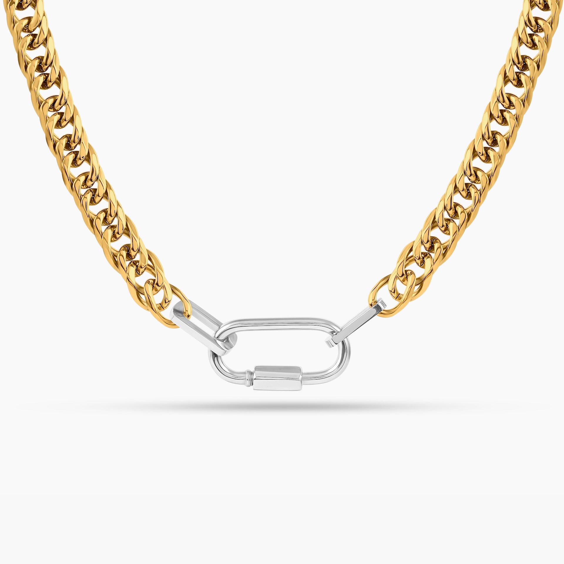 Men's Mid-Size Double Cuban Lock Chain – Tres Colori Jewelry
