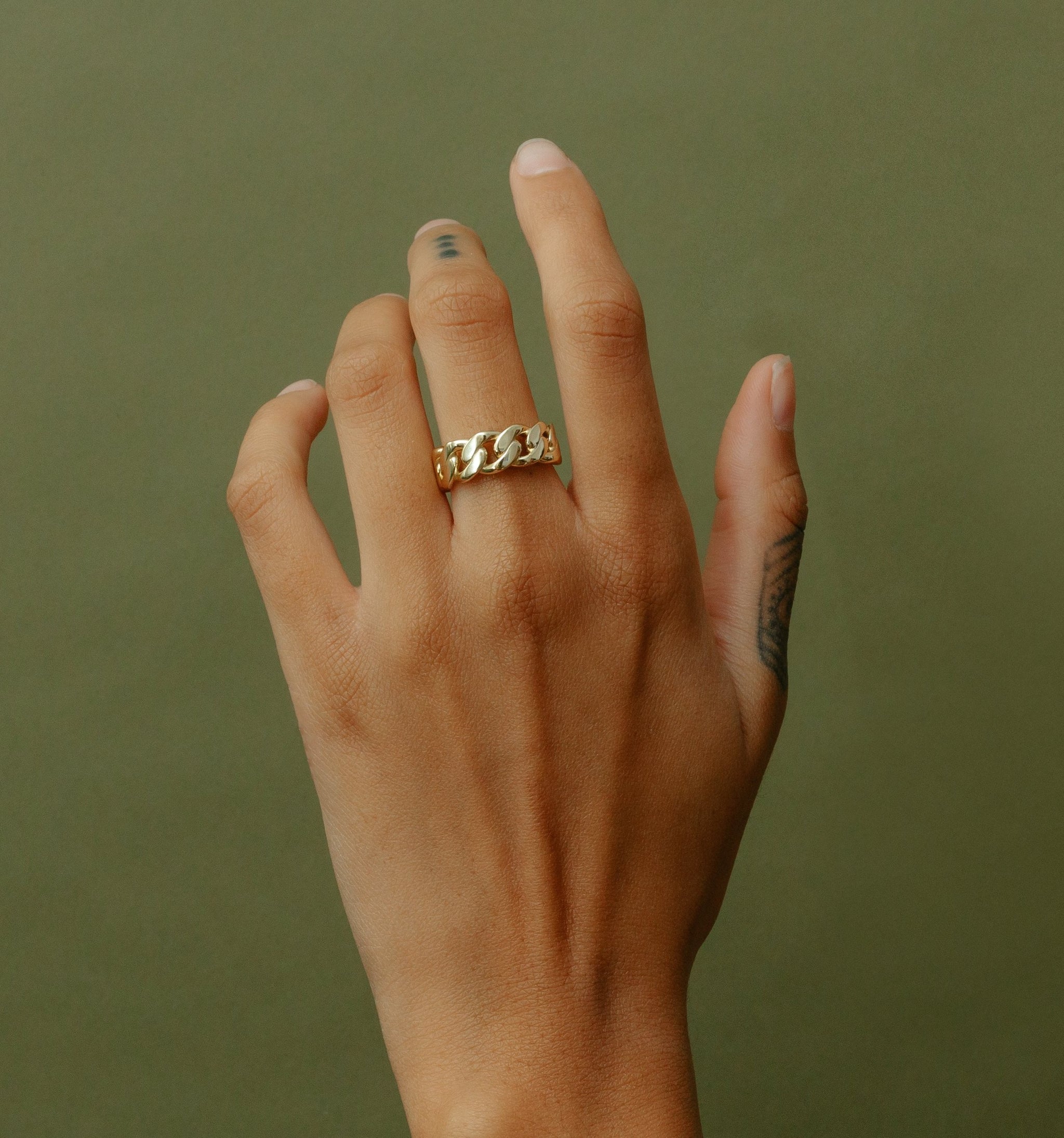 The Cuban Link Ring | Tres Colori – Tres Colori Jewelry