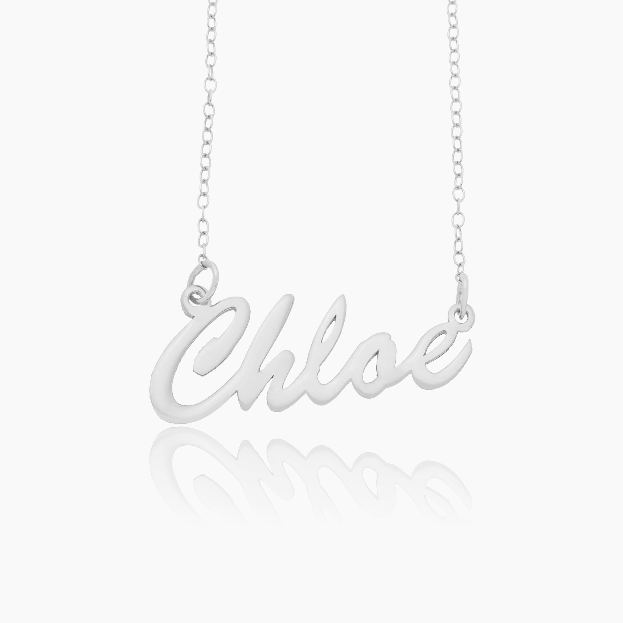 The Iconic "Chloe" Style Script Name Necklace - Tres Colori Jewelry