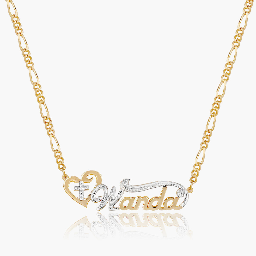 Double Plated Name Necklace - Tres Colori – Tres Colori Jewelry