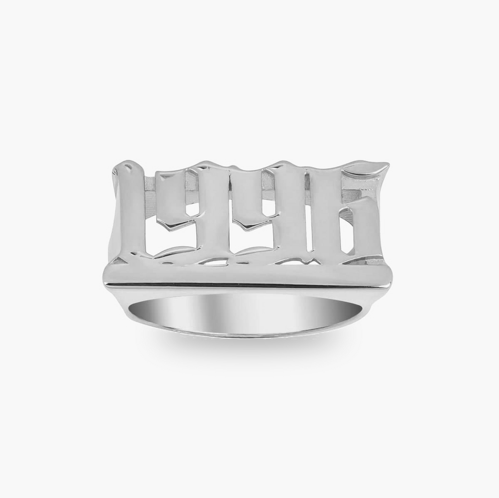 Old English Name Ring – Tres Colori Jewelry